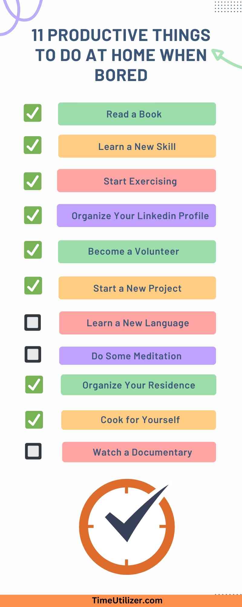 How to Utilize Time at Home | 11 Productive Things to Do